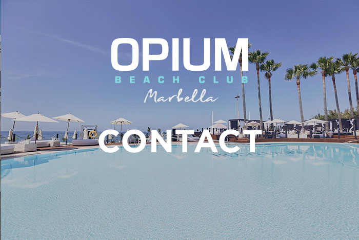 Contact - Opium Beach Marbella